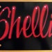 Air Brushed Black Front License Plate Personalized Airbrush Red Script ...
