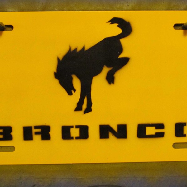 Ford Bronco Plate - Etsy