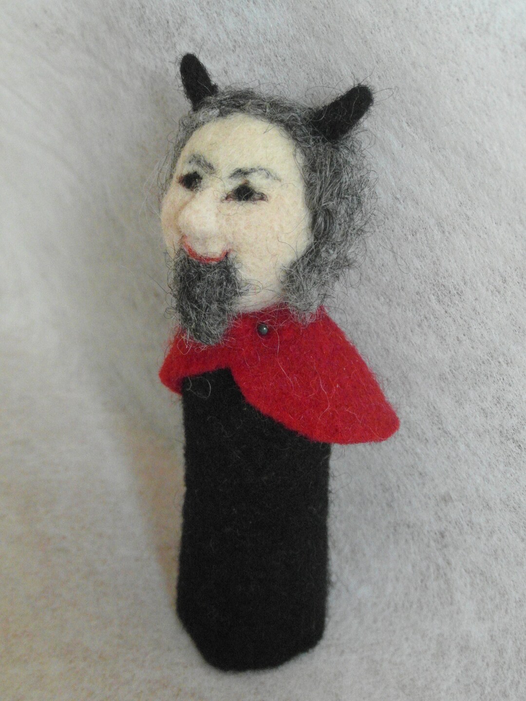Felt Finger Puppet Devil Felt Puppet Puppet Theater Fairy Tale - Etsy