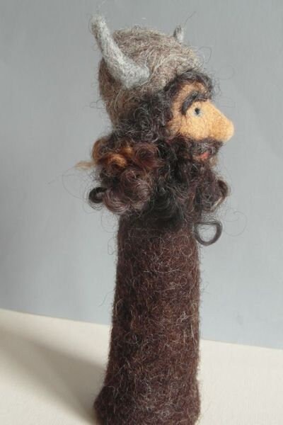 Felt Finger Puppet Viking Ulf - Etsy