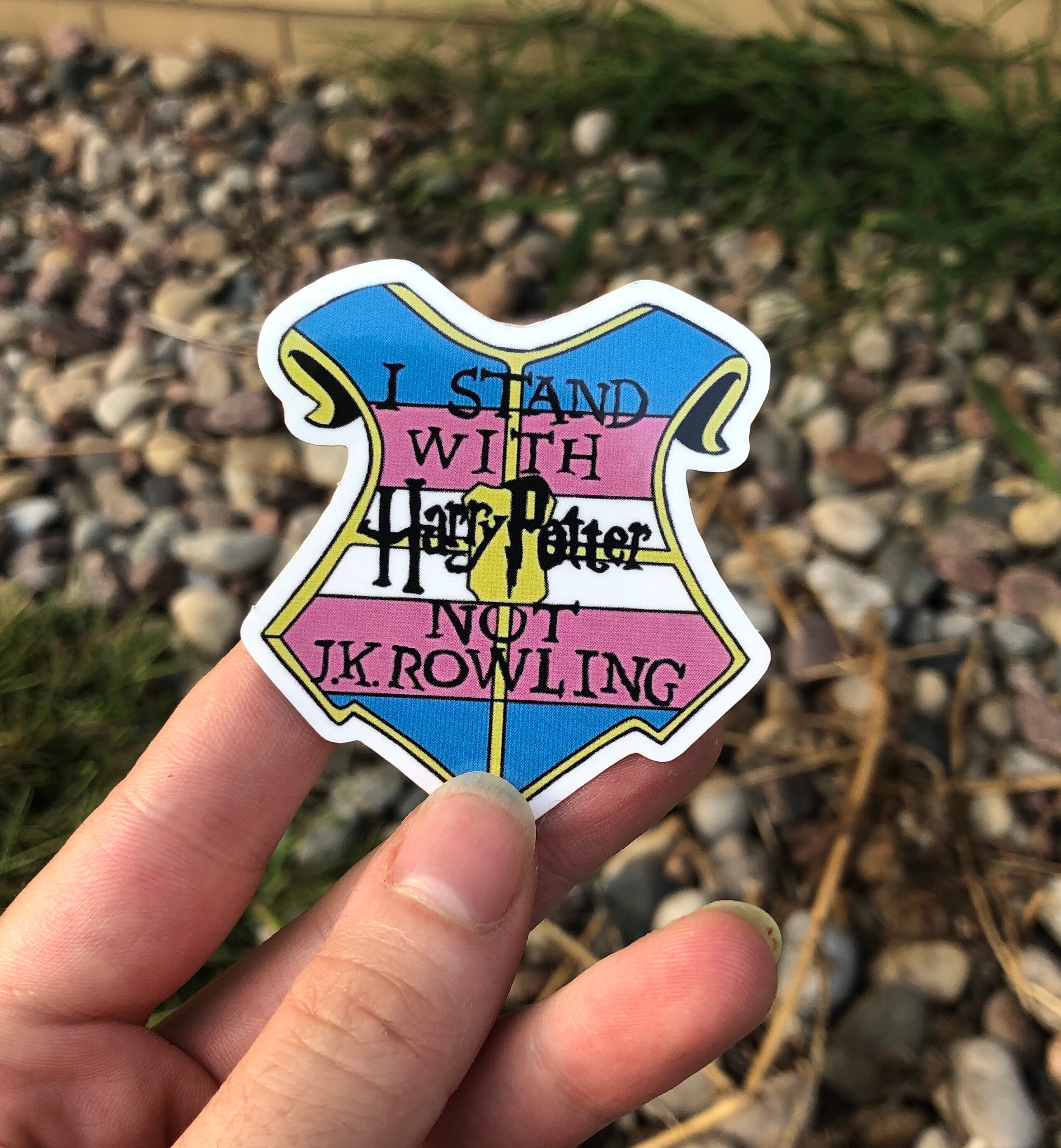 HP Transgender Pride 2.5 Sticker for Laptops Phones | Etsy