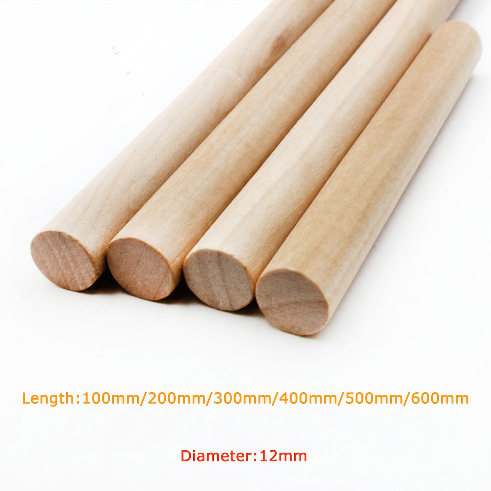 Ronde houten stok onafgewerkte natuurlijke houten stok ronde - Etsy ...