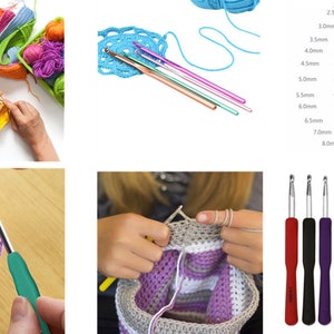 85-piece Crochet Accessories Set Crochet Hooks Kit With Case - Etsy