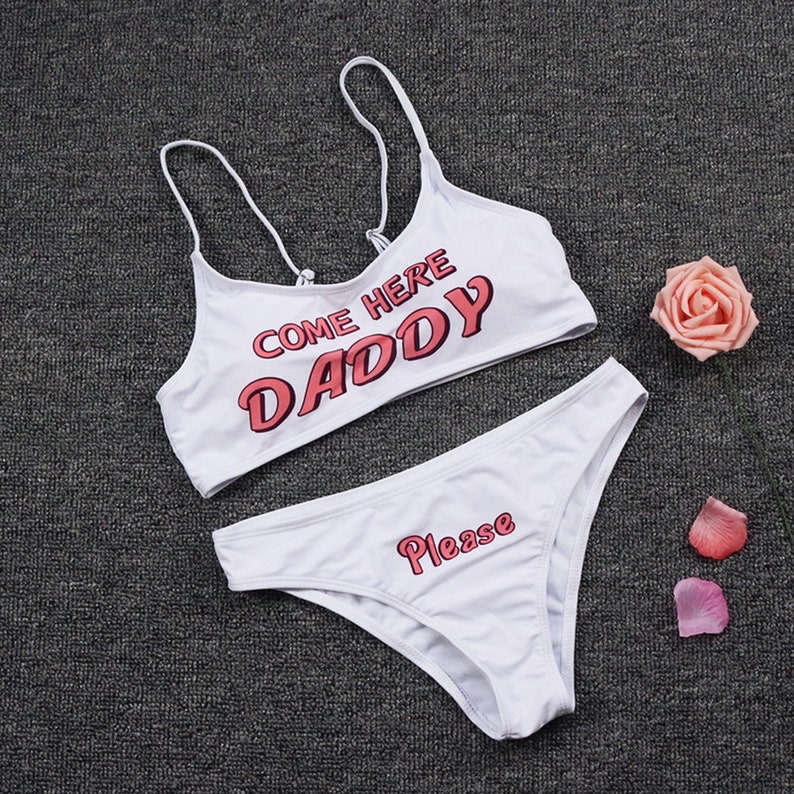 Come Here Daddy Please Yes Daddy Womens Padded Push Up Etsy Canada