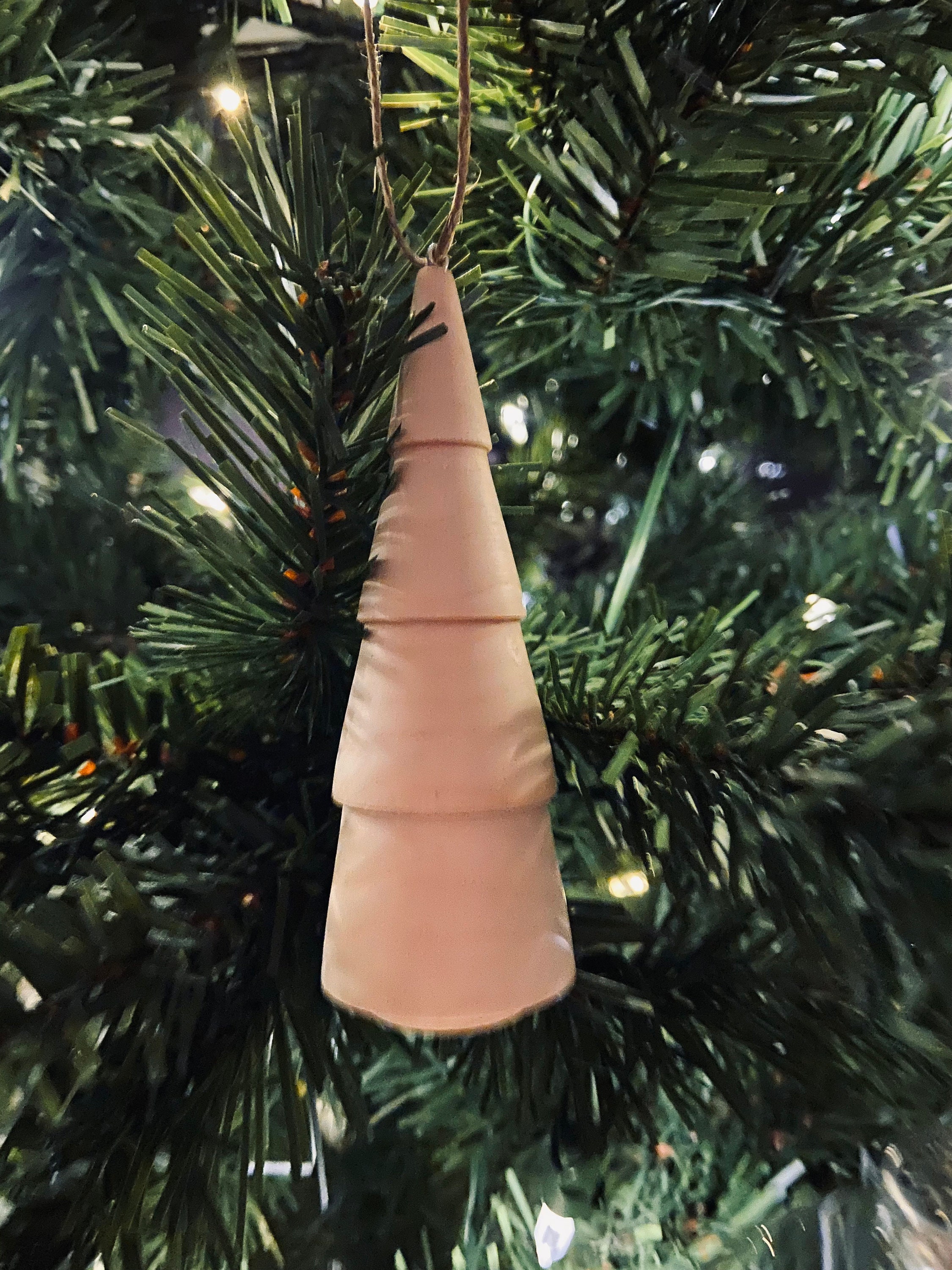 Hand Turned Wood Tree Ornaments - Etsy