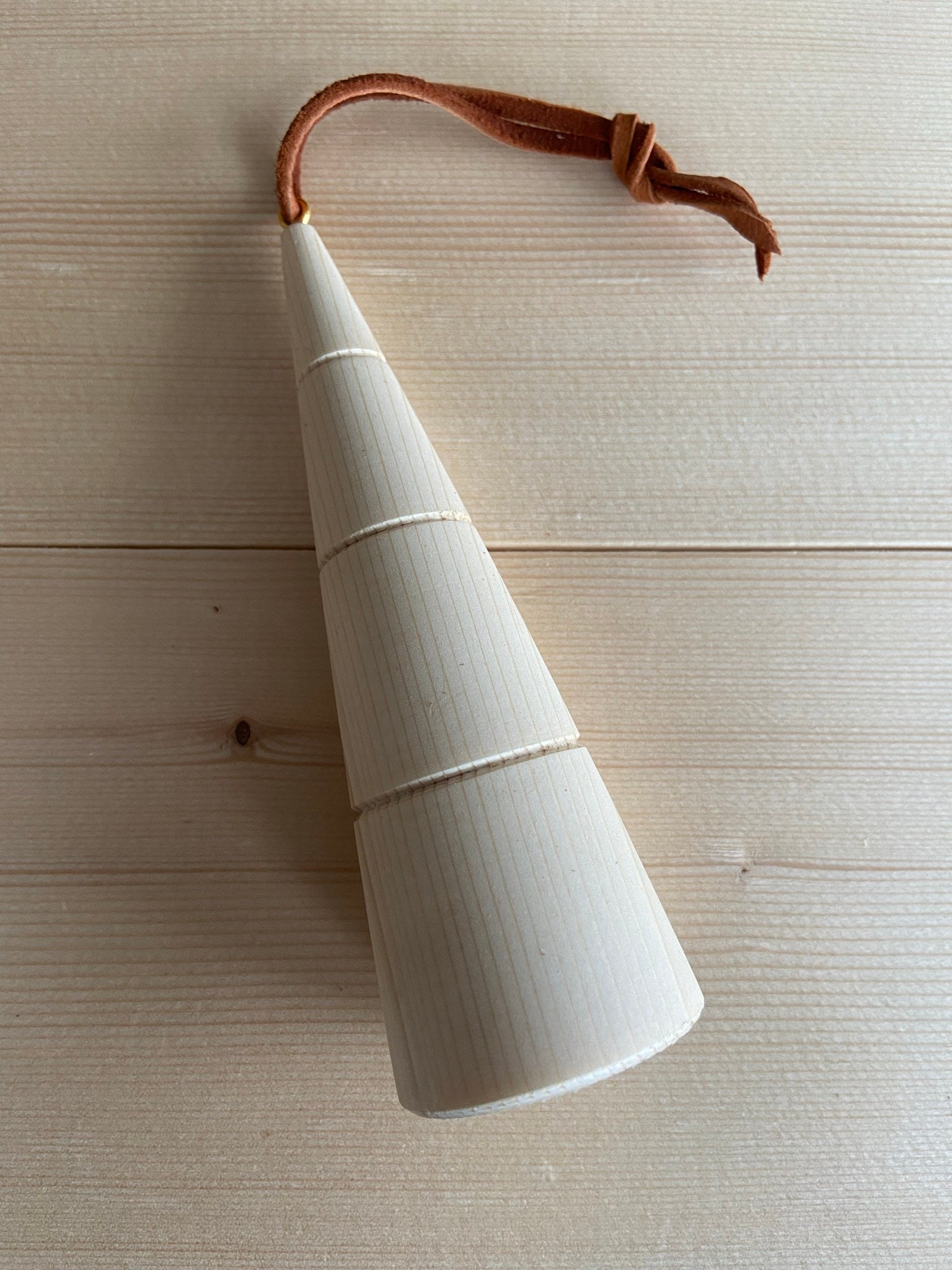 Hand Turned Wood Tree Ornaments - Etsy