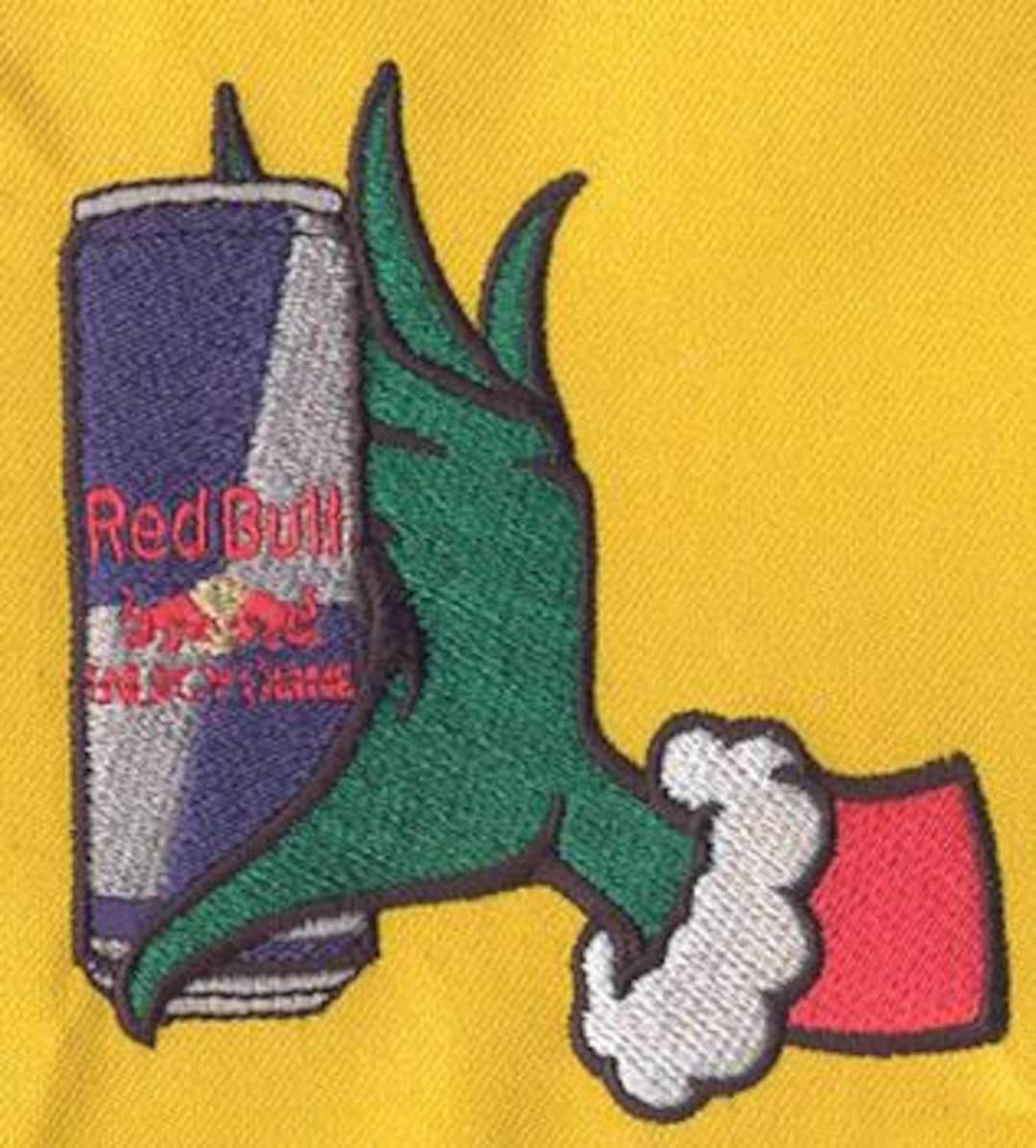 Red Bull Grinch Hand .PES and .DST Embroidery Design - Etsy