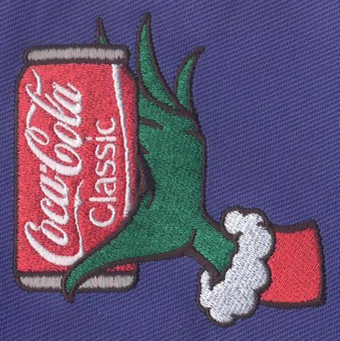 Coke Grinch Hand .PES and .DST Design - Etsy