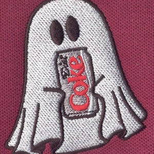 Ghost Holding a Can of Coke - Etsy