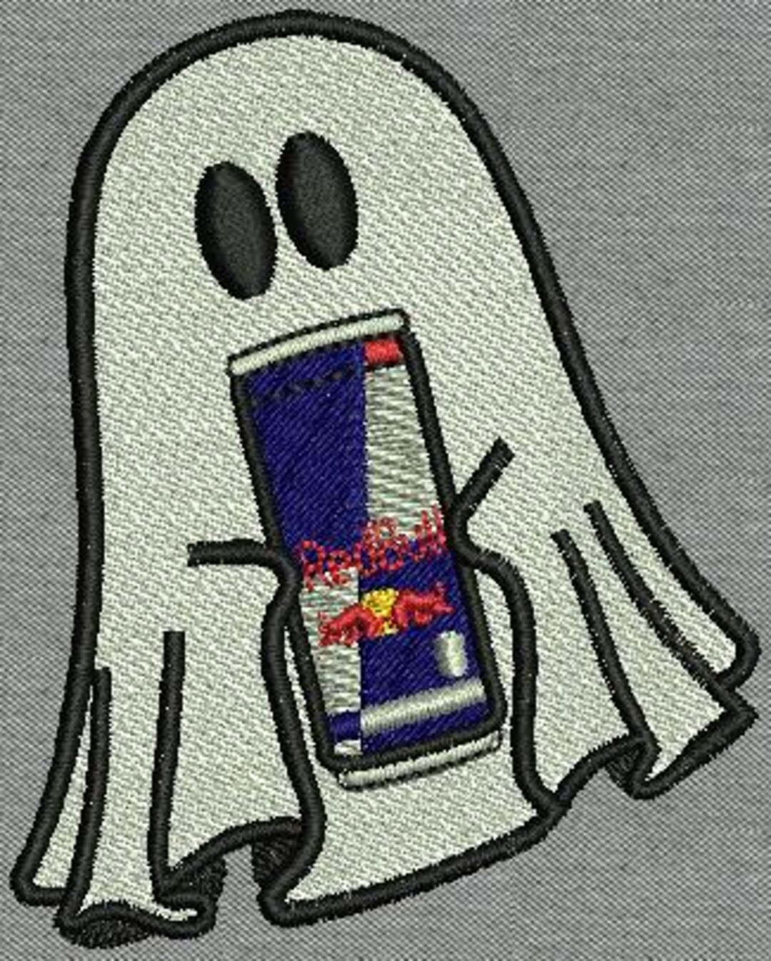 Red Bull Ghost Embroidery .PES Design - Etsy