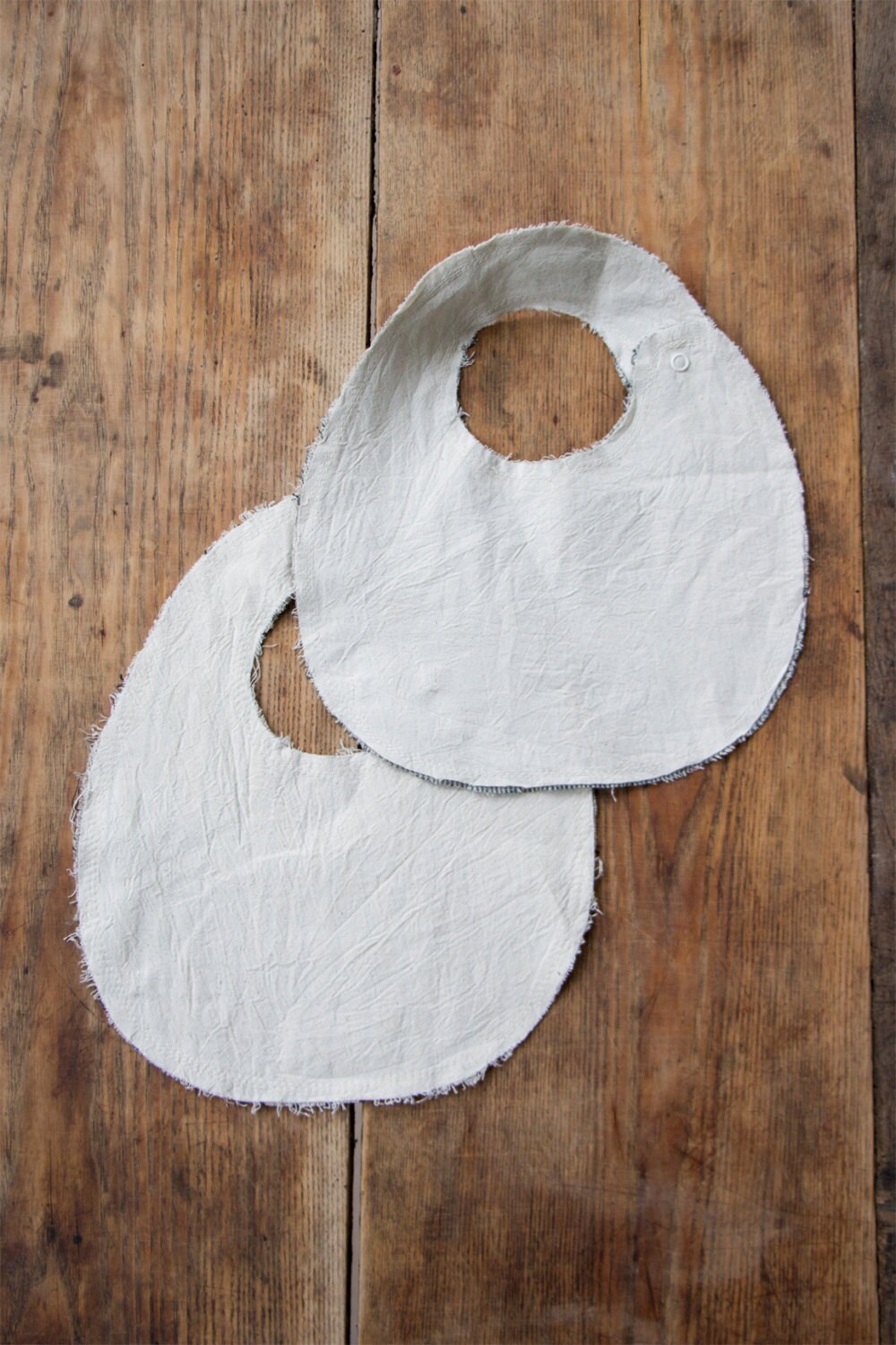 Linen Baby Bib Set of 2/ Natural Cotton Baby Bib/ MANOKO Baby Bib - Etsy