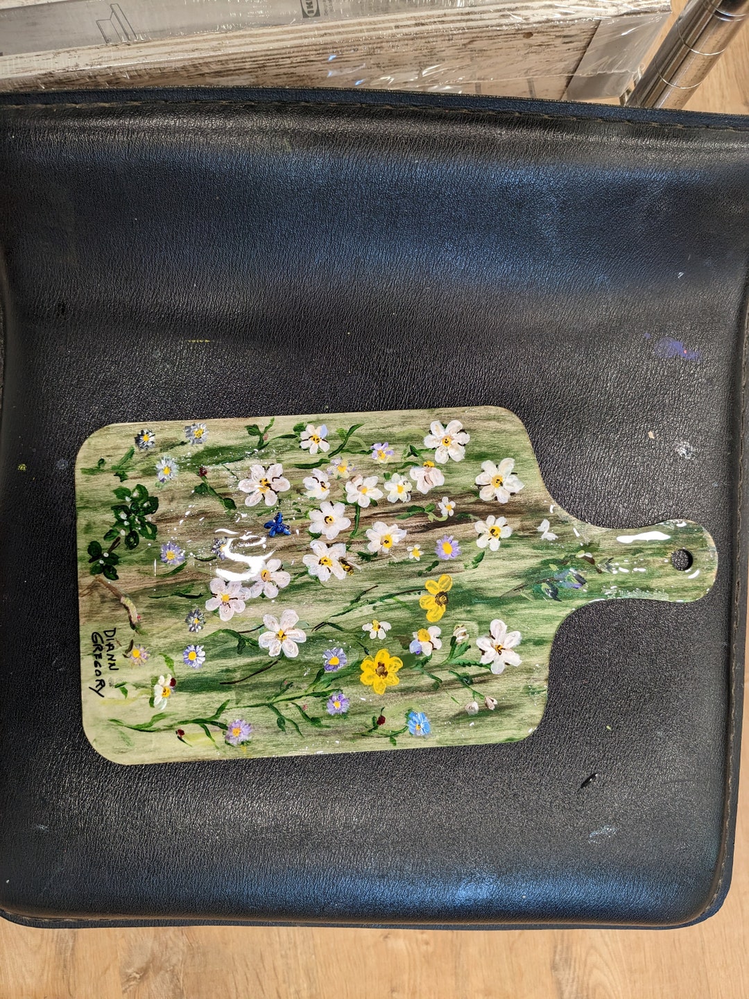Resin Coated Paddle Board With Spring Flowers - Etsy