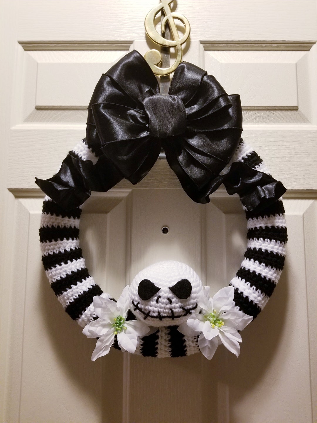 Jack Skellington Wreath - Etsy