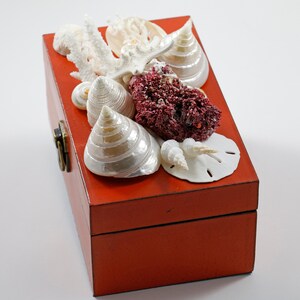 Beach Decor, Seashell Box, Mermaid Box, Coastal Decor, Tropical Decor ...