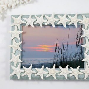 Starfish Photo Frame, Beach Picture Frame, 5"x7" Frame, Beach Decor ...
