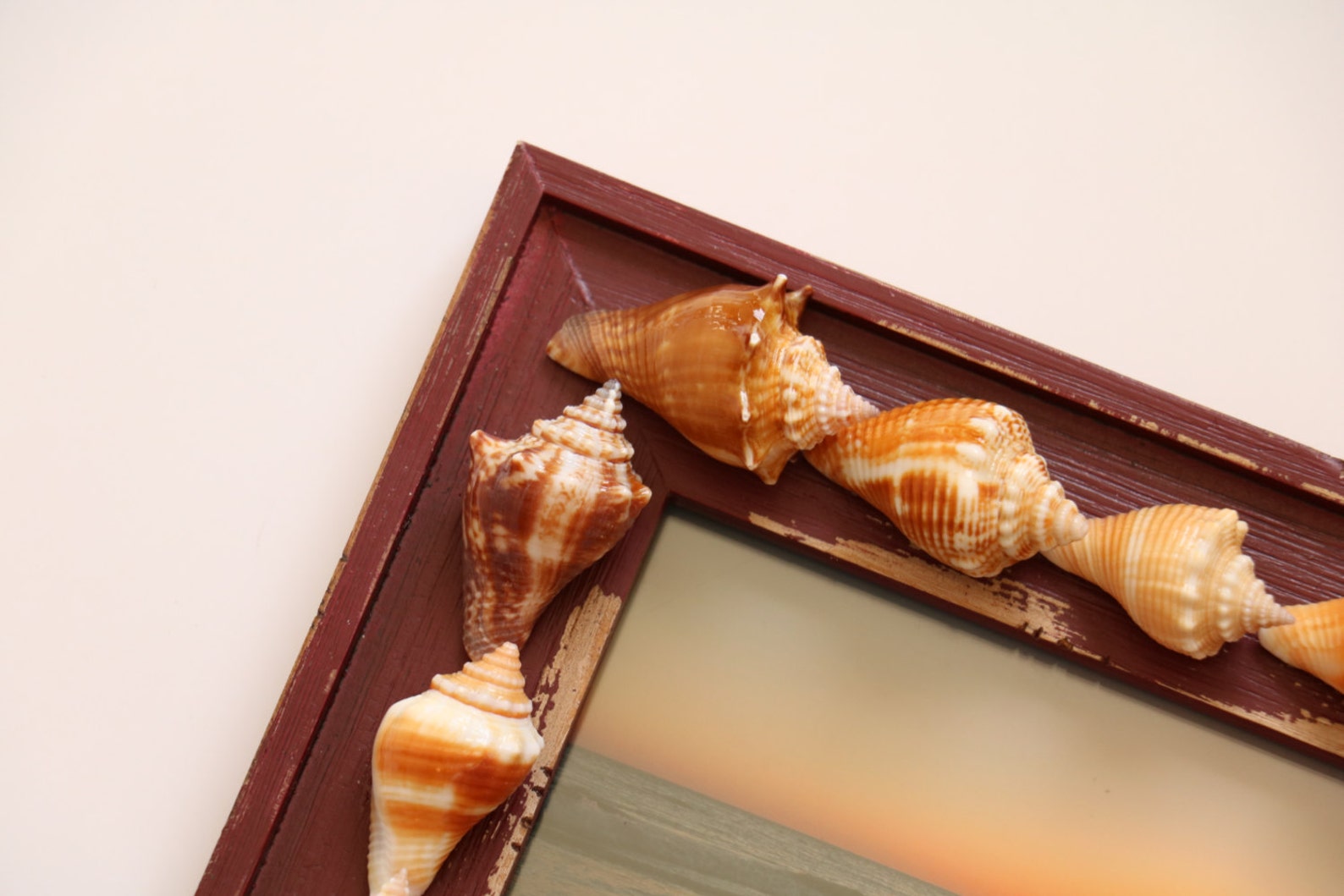Seashell Photo Frame Shell Picture Frame Beach Decor Beach - Etsy