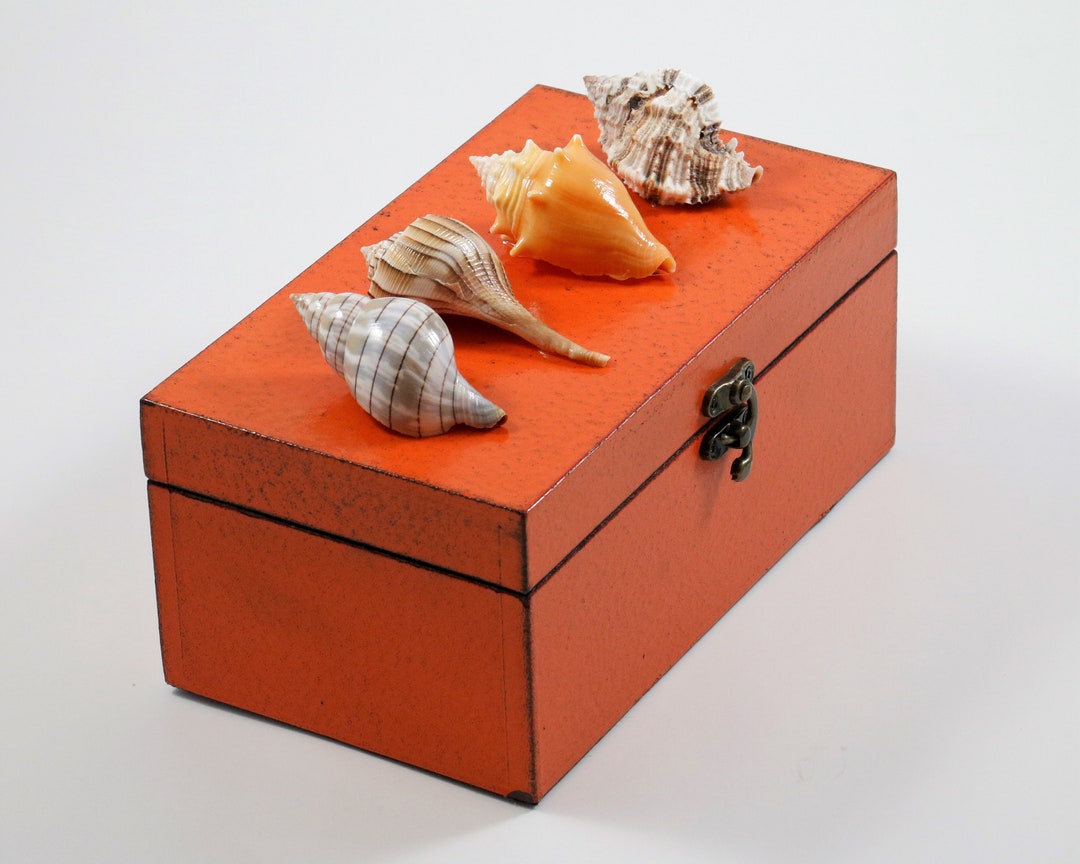 Beach Decor, Seashell Box, Mermaid Box, Coastal Decor, Tropical Decor ...