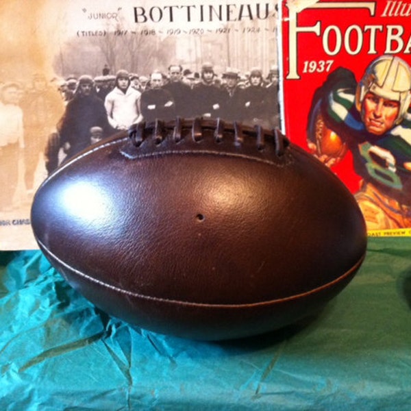 Leather Football - Etsy