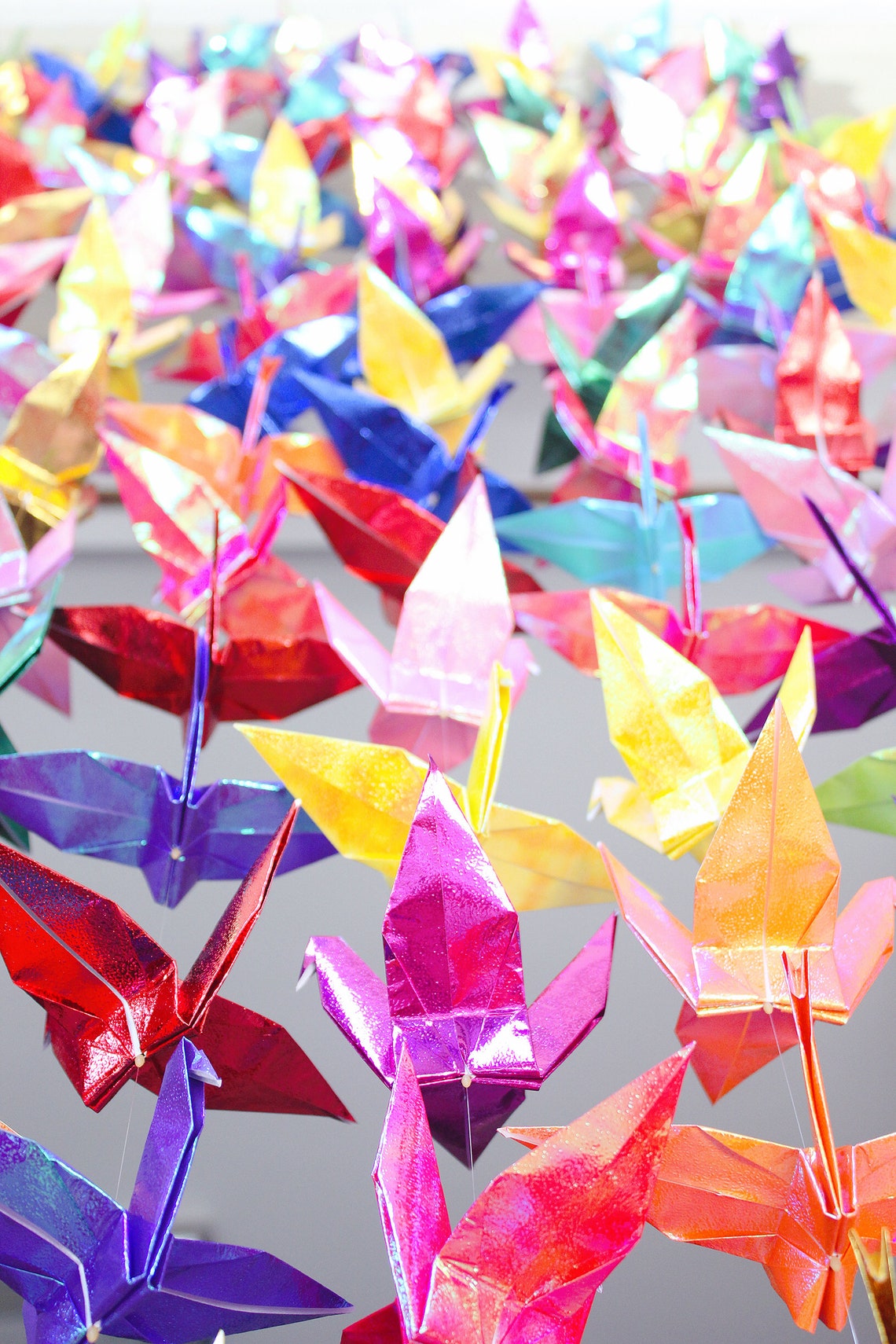 500 Cranes 25 Strings Strands/ 20 Cranes Each Mixture Colors - Etsy