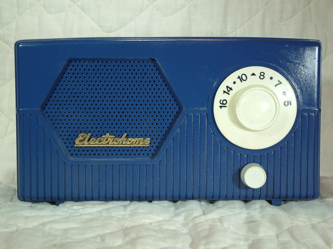 RESTORED Electrohome Vintage Tube Radio 1950s Plastic Old - Etsy