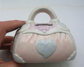 Ceramic Purse Bank | Etsy