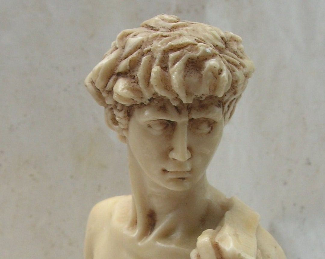 9" David by Michelangelo, Vintage Alabaster (33 Cm Tall) VGC - Etsy