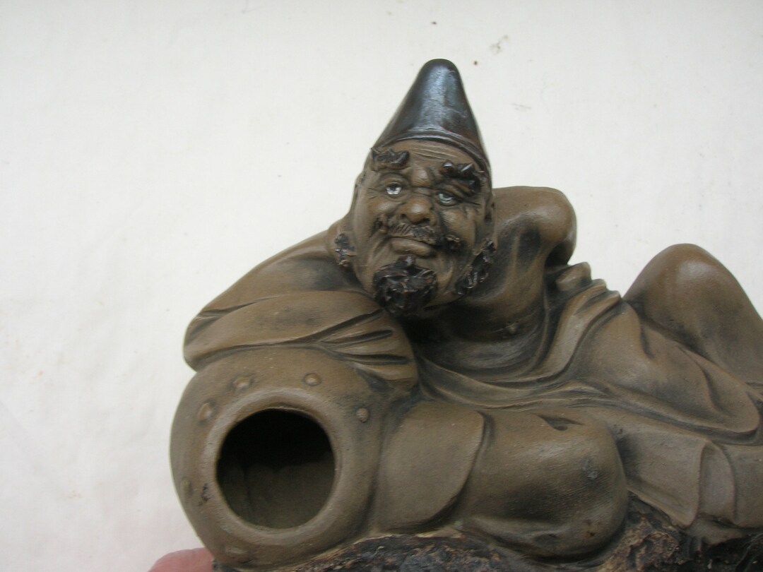 Drunk Chinese Poet Li Bai in Fine Quality Vintage Ceramic (20 X 14 X 9 ...