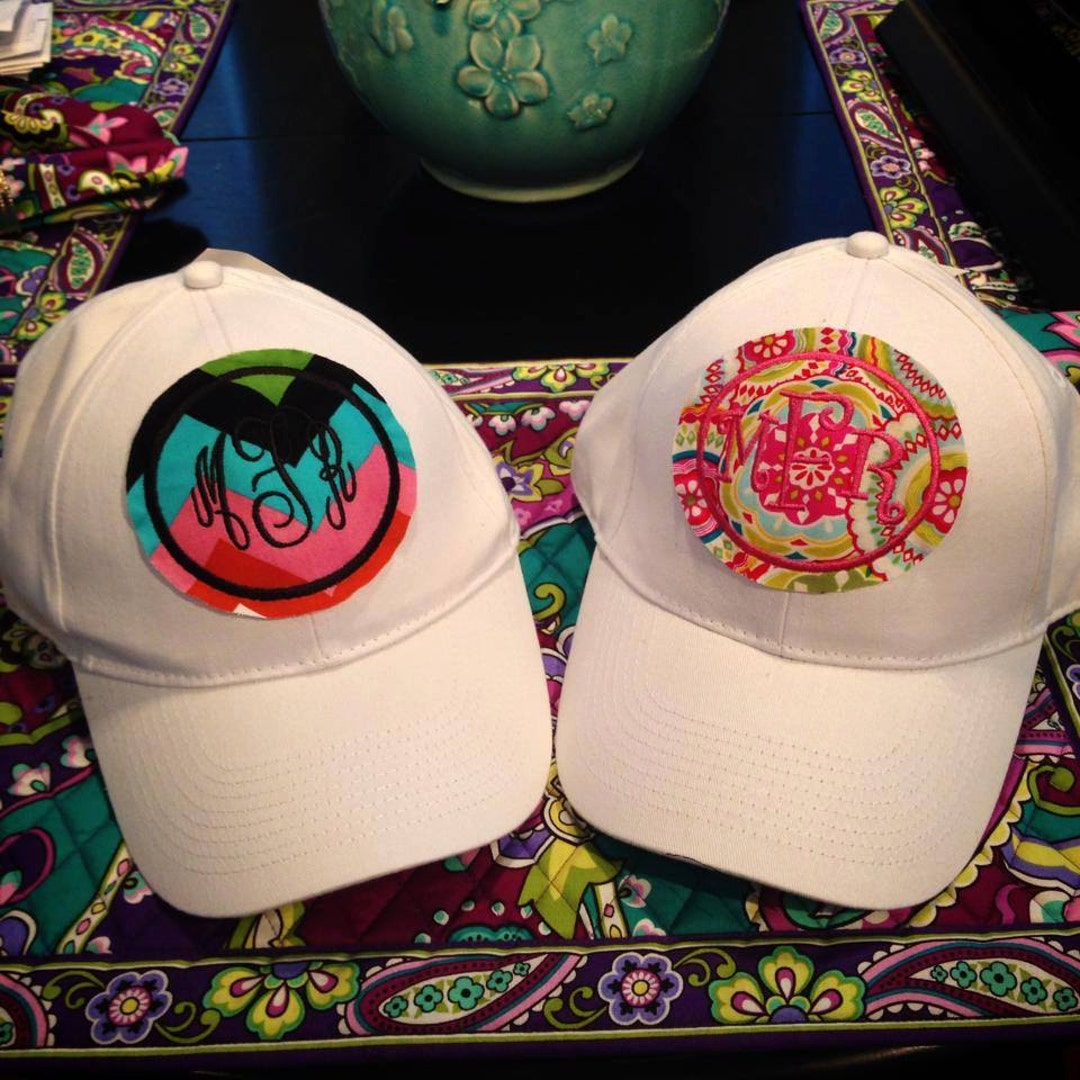 Ragged Patch Cap Applique Circle and Oval Design Download - 2 Shapes/1 ...