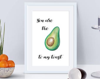 Avocado quotes | Etsy