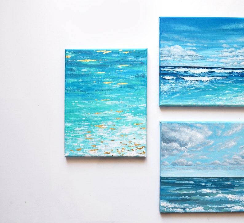 Original Acrylic Painting on Canvas free 8x8 in - Etsy