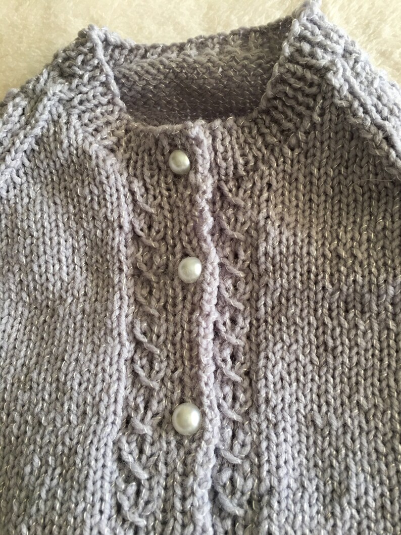 Knitted Mock Cable Cardigan - Etsy