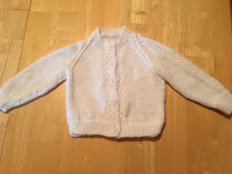 Knitted Mock Cable Cardigan - Etsy