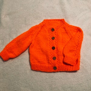 Knitted Mock Cable Cardigan - Etsy