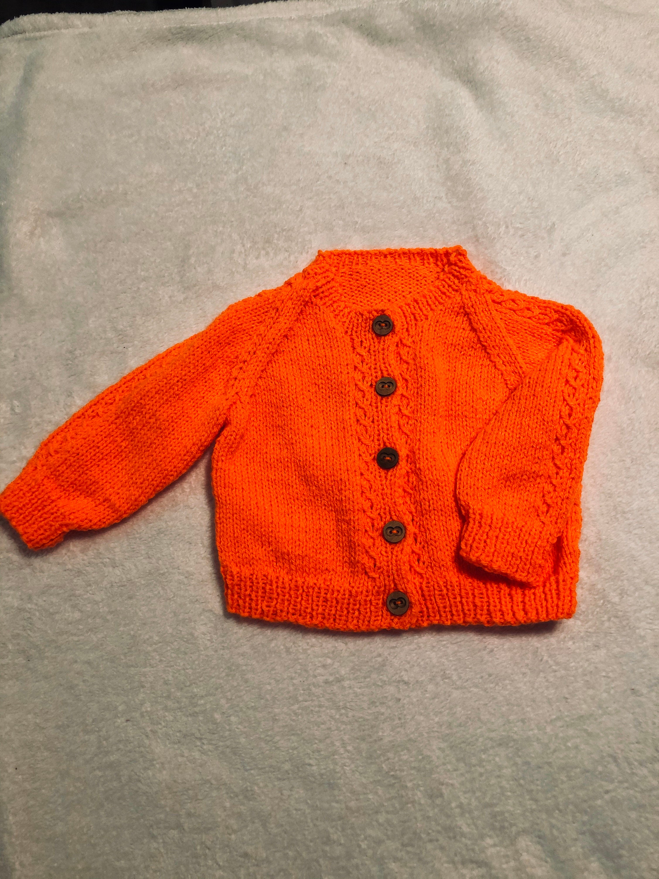 Knitted Mock Cable Cardigan - Etsy