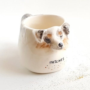 Personalized Ceramic Mug With Dog Shape With Name or Without Name ...
