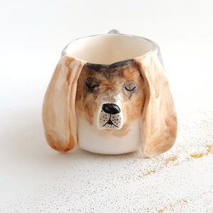 Personalized Ceramic Mug With Dog Shape With Name or Without Name ...