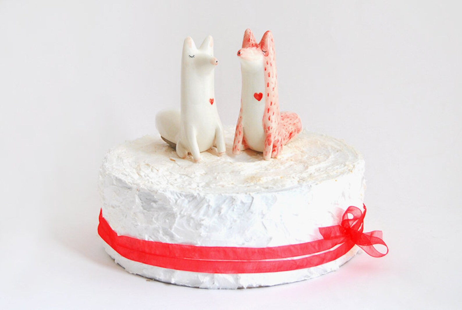 Personalized Ceramic Wedding Cake Toppers Bride And Groom. | Etsy