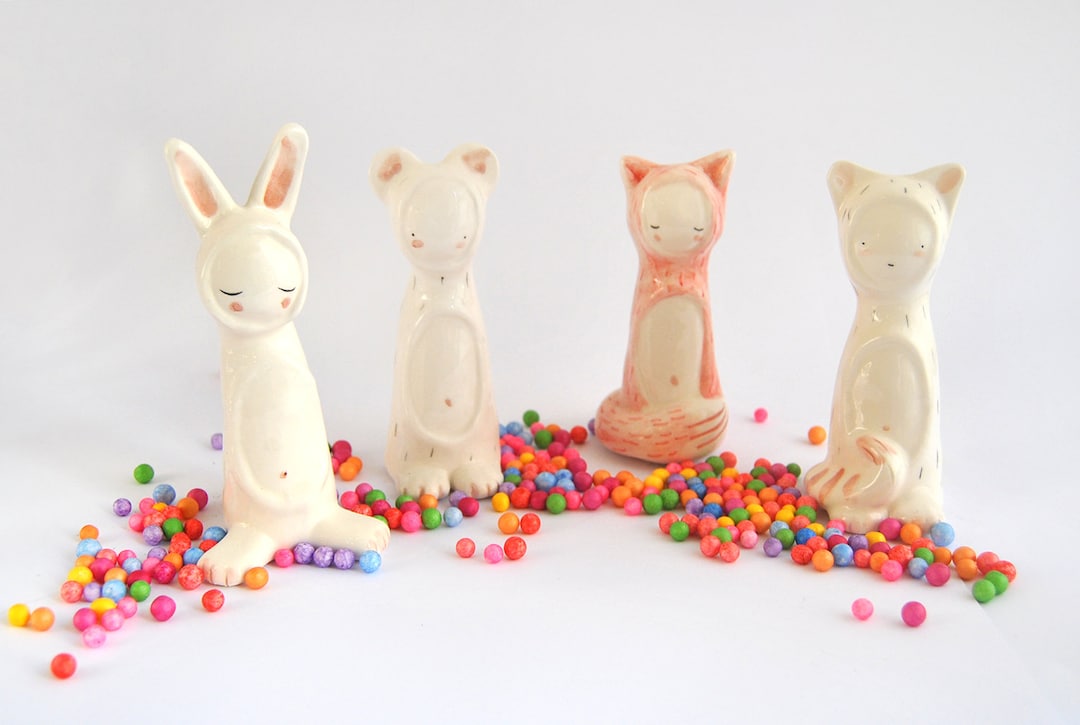 Funny Ceramic Figures, Completely Customizable, With Shapes of Bear ...