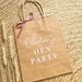 Hen Party Gift Bags - Hen Weekend, Hen Do, Rustic Kraft Bags, Pretty ...