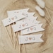 18 Personalised Wedding Cupcake Flags, Engagement, Anniversary, Cupcake ...