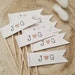 18 Personalised Wedding Cupcake Flags, Engagement, Anniversary, Cupcake ...