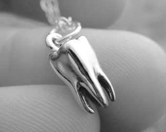 Silver Tooth Charm | Etsy