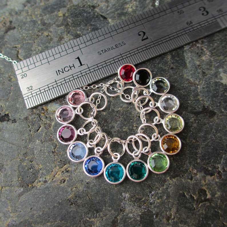 Cancer Awareness Sterling Silver Swarovski Crystal Channel Charm - Etsy