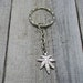 Pot Leaf Keychain Cannabis Keychain Marijuana Keychain Hippie Gift 420 ...