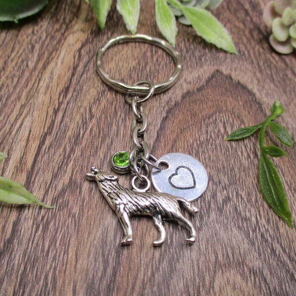 Wolf Keychain - Etsy