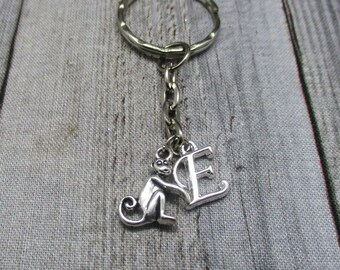 Monkey Keychain - Etsy