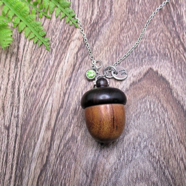 Acorn Locket - Etsy