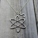 Atom Necklace Stem Necklace Physics Chemistry Necklace Initial Science ...