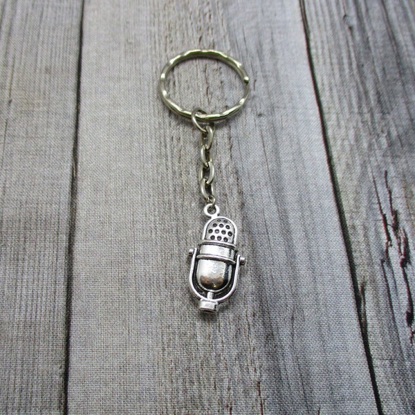 Mic Keychain - Etsy