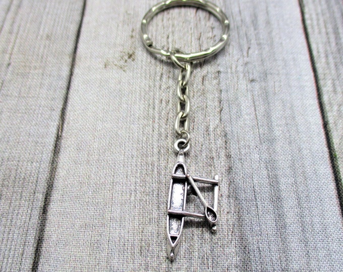 Canoe Keychain Outrigger Keychain Canoe Keychain Outdoors Adventure ...